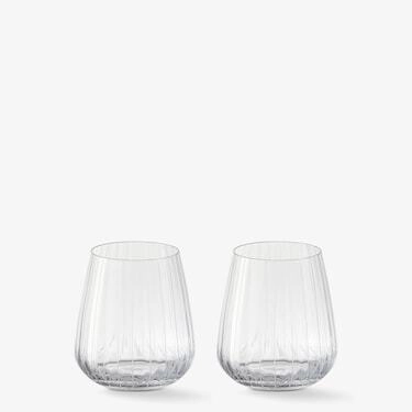 Fendi Roma Set Of Water Glasses - Transparent