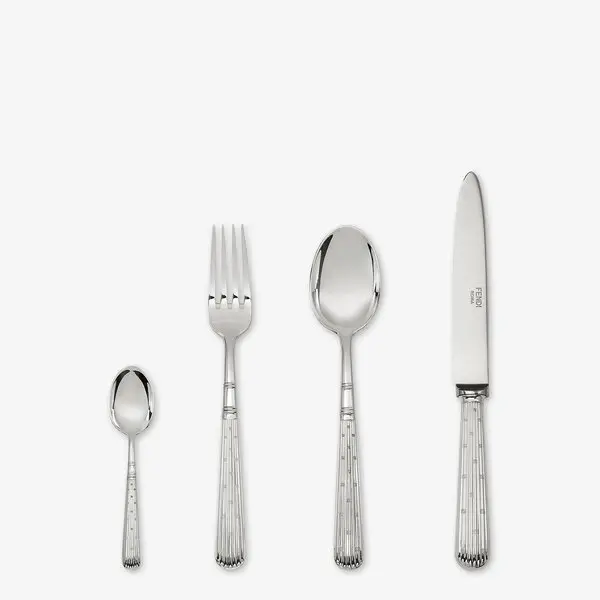 Fendi Roma Fruit Cutlery Set - Silver