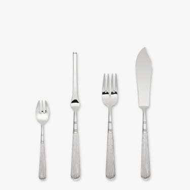 Fendi Roma Set Of Fish Cutlery - Silver