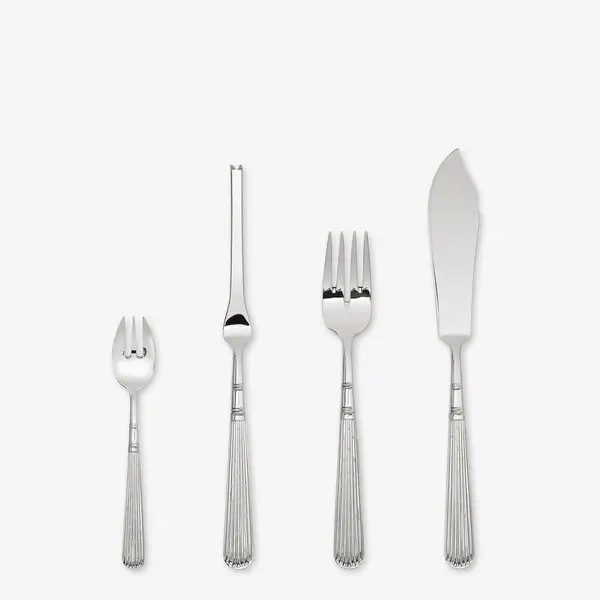 Fendi Roma Fish Cutlery Set - Silver