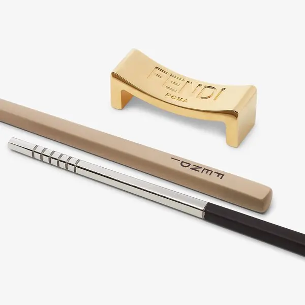 Fendi Roma Chopsticks With Pequin Motif