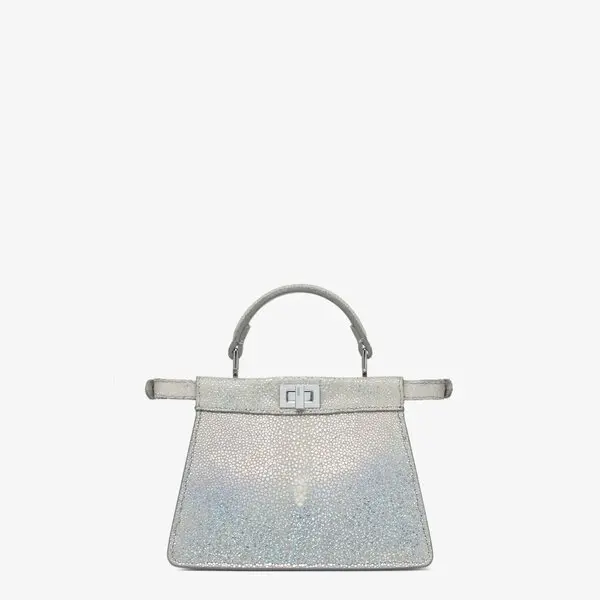 Fendi Peekaboo Iseeu Petite Bag - Silver