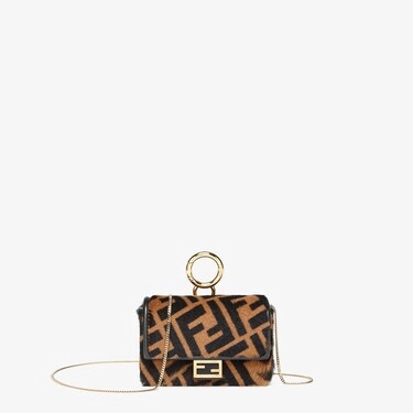 Fendi Nano Baguette Charm - Brown