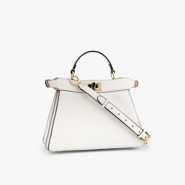 Fendi Peekaboo Iseeu Small Bag - White