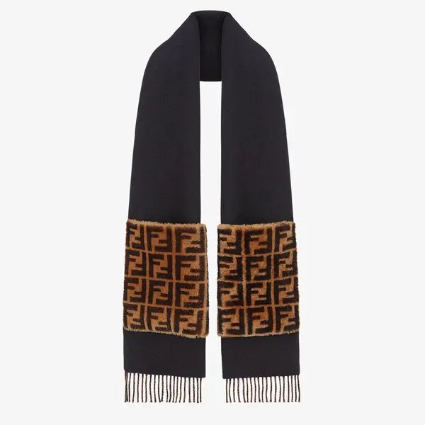 Fendi Touch Of Fur Scarf