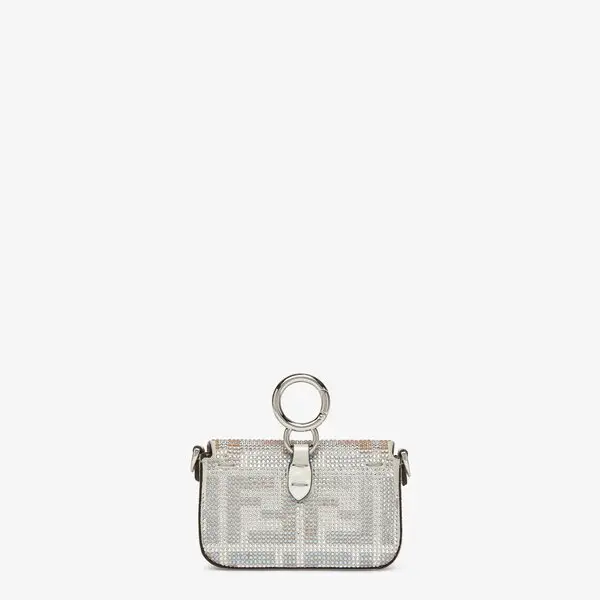 Fendi Nano Baguette Charm - Silver