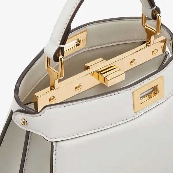 Fendi Peekaboo Iseeu Petite Bag - White