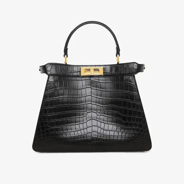 Fendi Peekaboo Iseeu Medium Crocodile Bag