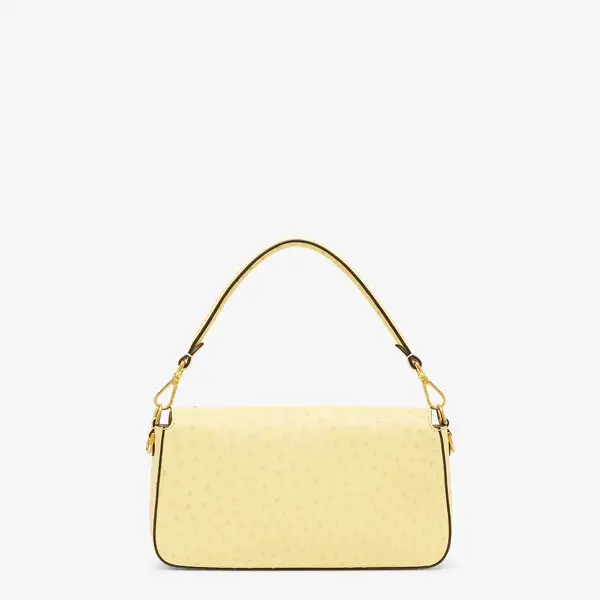 Fendi Baguette Bag In Ostrich Leather