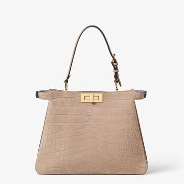 Fendi Peekaboo Soft Medium - Beige