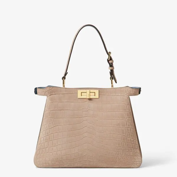 Fendi Peekaboo Soft Medium - Beige