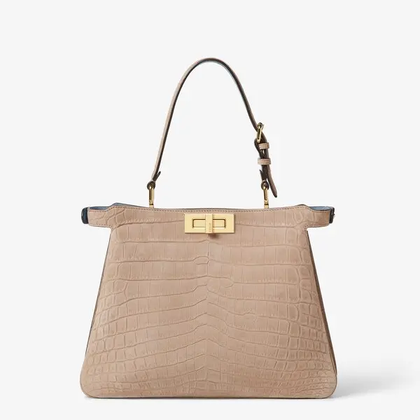 Fendi Peekaboo Soft Medium - Beige
