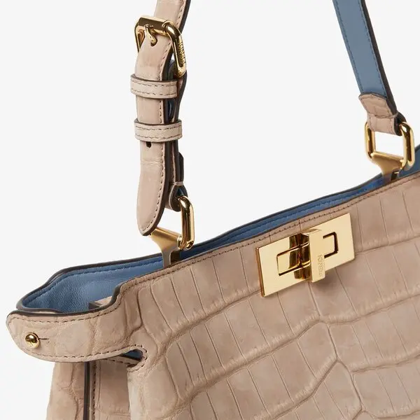Fendi Peekaboo Soft Medium - Beige