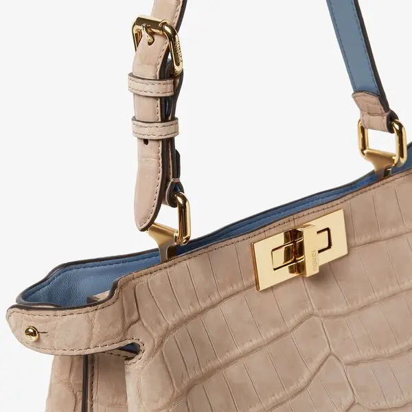 Fendi Peekaboo Soft Medium - Beige