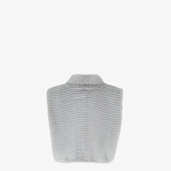 Fendi Cropped Mink Gilet - Grey