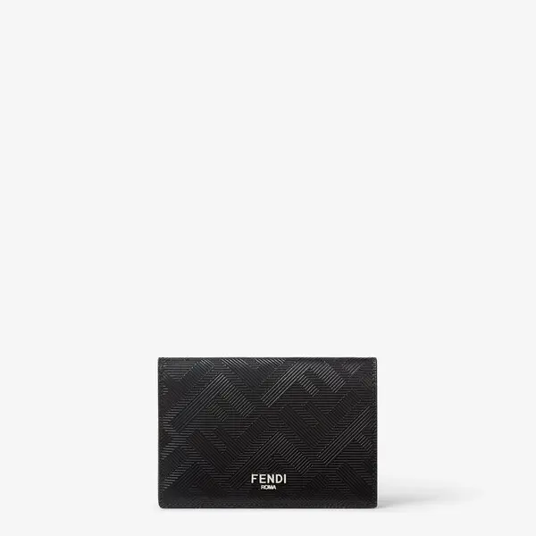 Fendi Shadow Card Holder - Black
