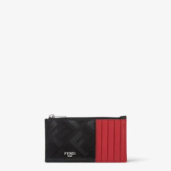 Fendi Shadow Card Holder - Black