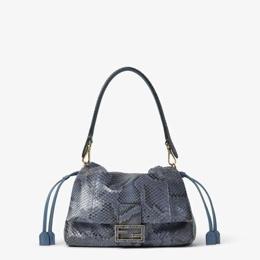 Fendi Mamma Baguette Medium - Blue