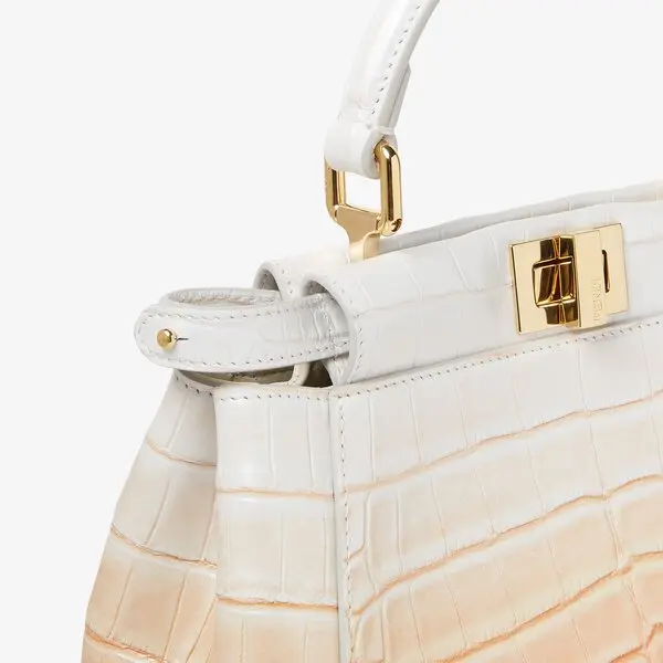 Fendi Peekaboo Mini Crocodile Bag - Multicolour
