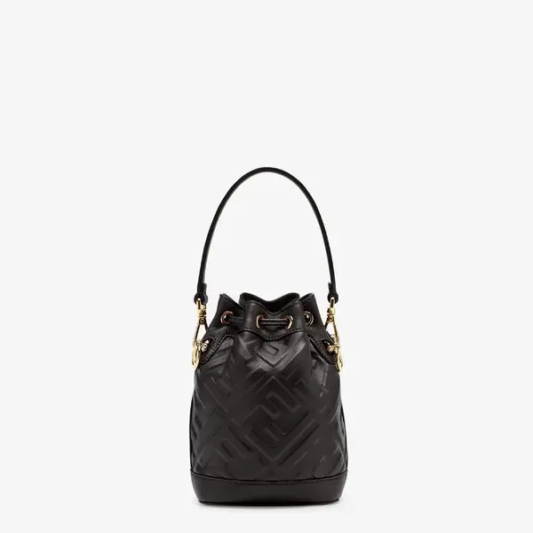 Fendi Mon Tresor Bucket Bag With Embossed Ff Motif