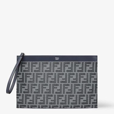 Fendi Ff Jacquard Flat Pouch Medium