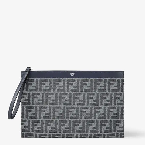 Fendi Ff Jacquard Flat Pouch Medium