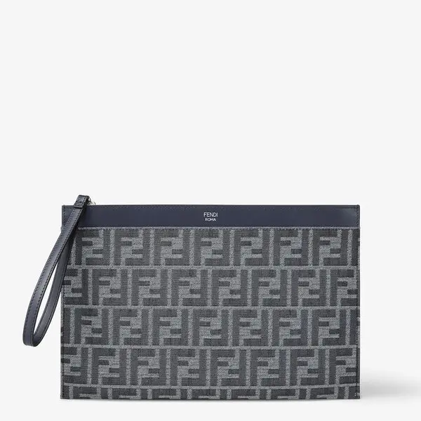 Fendi Ff Jacquard Flat Pouch Medium