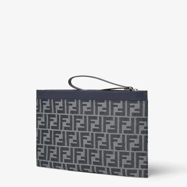 Fendi Ff Jacquard Flat Pouch Medium