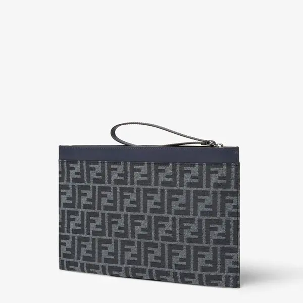 Fendi Ff Jacquard Flat Pouch Medium