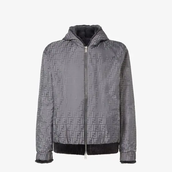 Fendi Reversible Mink Blouson With Ff Detail