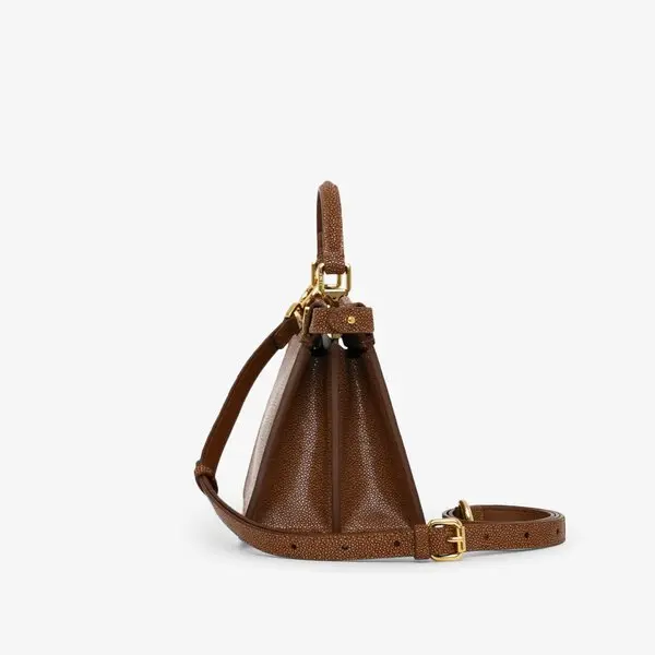 Fendi Peekaboo Iseeu Petite Top Handle Bag - Brown