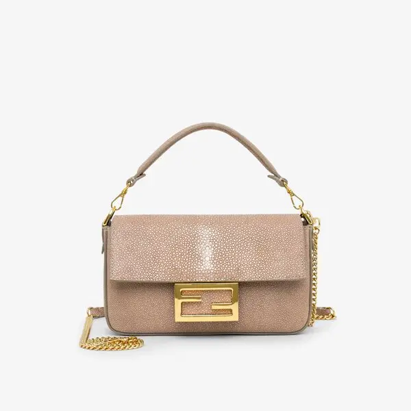 Fendi Baguette® Mini In Stingray - Grey