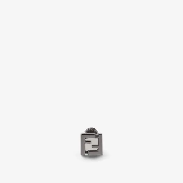 Fendi Ff Cube Earring - Black