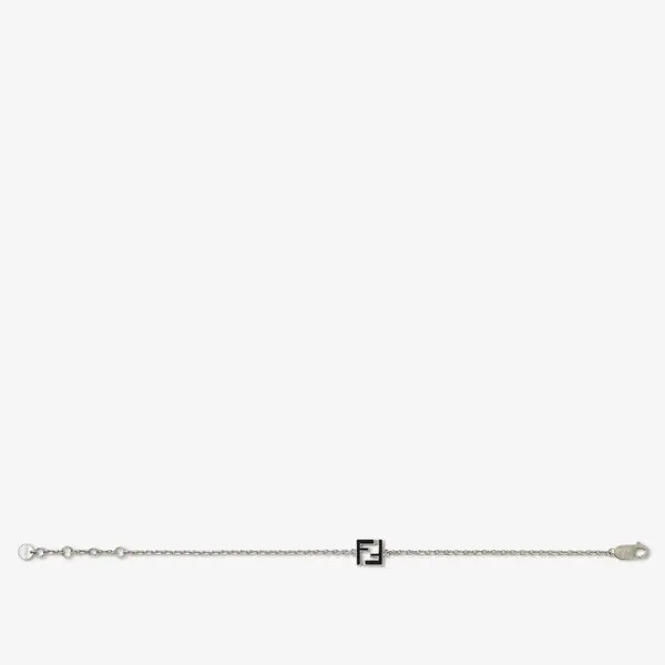 Fendi Ff Link Chain Bracelet - Silver