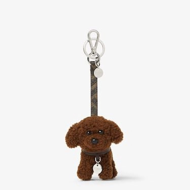 Fendi Milo Charm - Brown