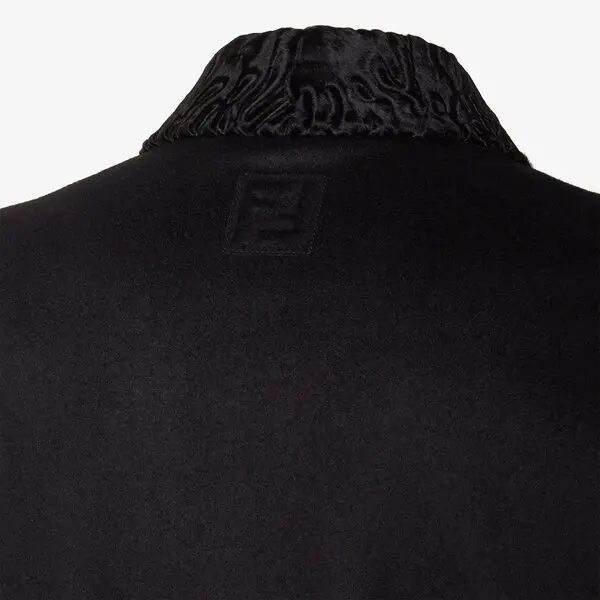 Fendi Swakara And Cashmere Knit Blouson