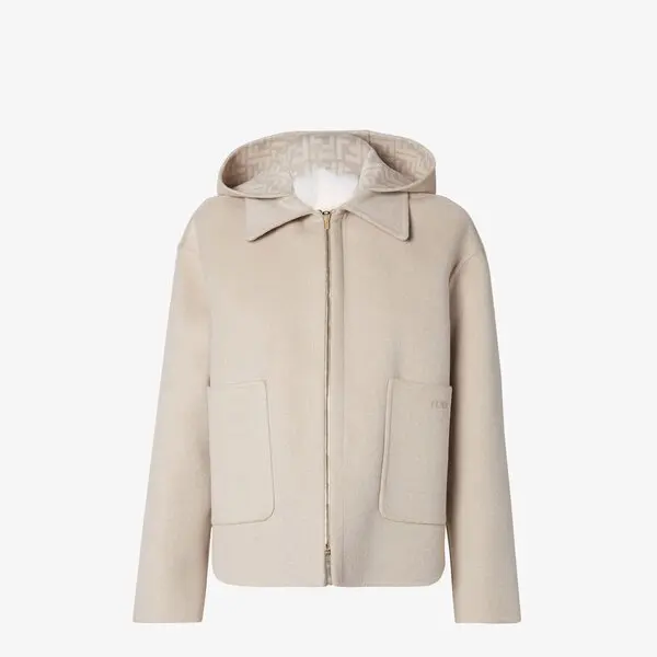 Fendi Short Blouson Jacket - Beige
