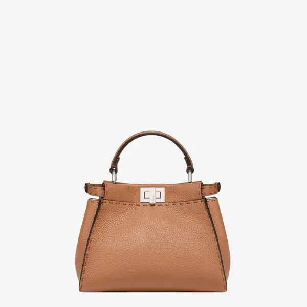 Fendi Peekaboo Mini Cuoio Romano Leather Bag
