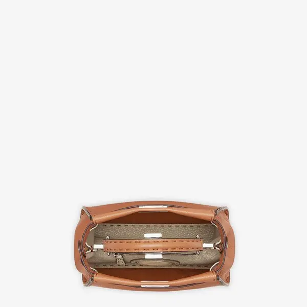 Fendi Peekaboo Mini Cuoio Romano Leather Bag