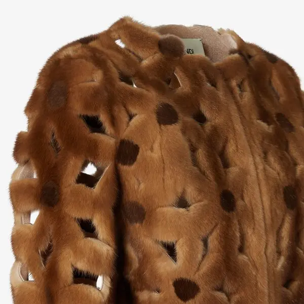 Fendi Sculpted Mink Coat