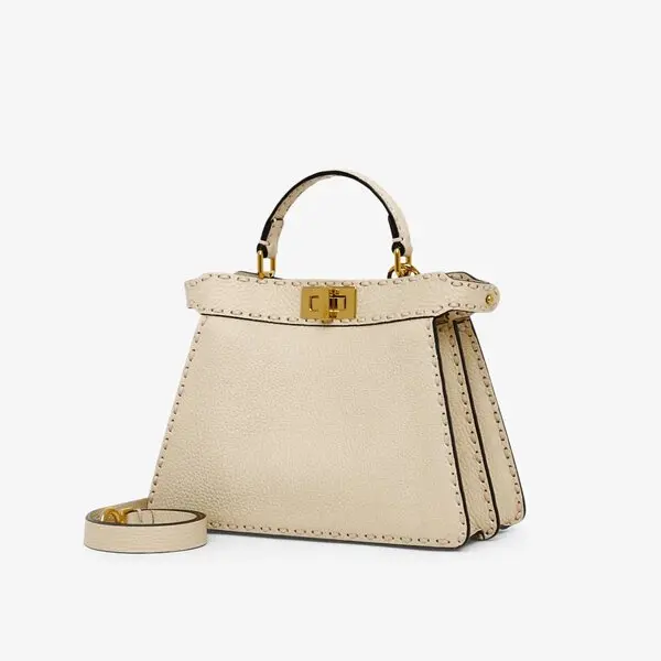 Fendi Peekaboo Iseeu Small Selleria Bag - Beige