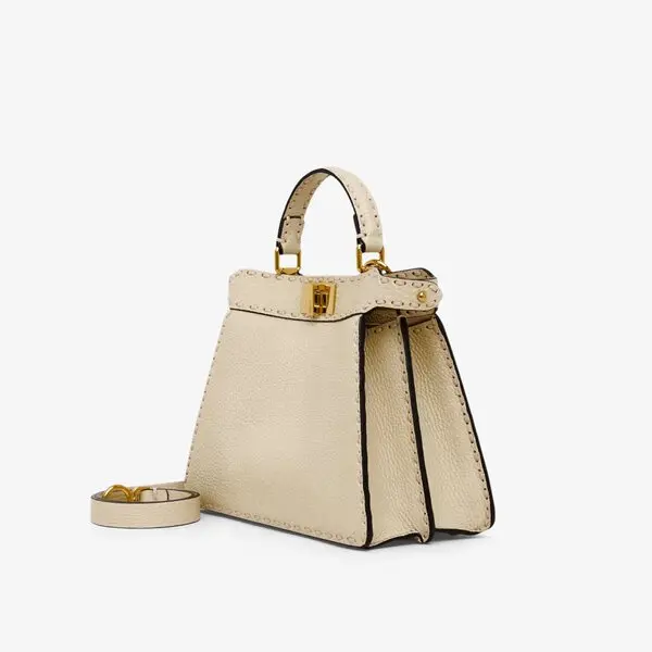Fendi Peekaboo Iseeu Small Selleria Bag - Beige