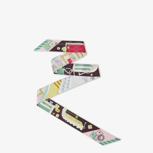Fendi Wrappy Silk Scarf - Multicolour