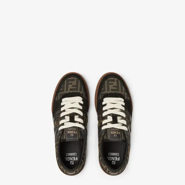 Fendi Match Trainers - Brown