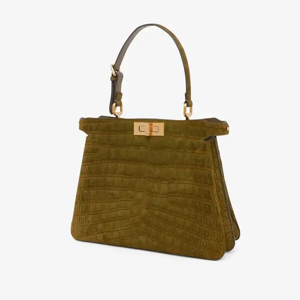 Fendi Peekaboo Soft Medium Bag - Green