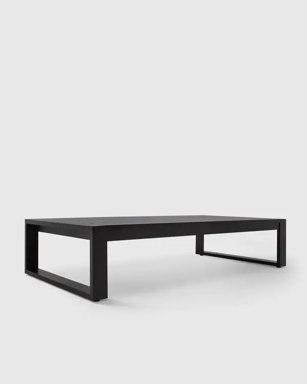 Quince Linear Aluminum Outdoor Coffee Table