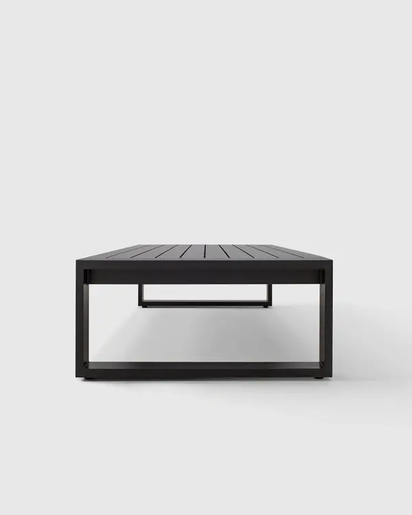Quince Linear Aluminum Outdoor Coffee Table