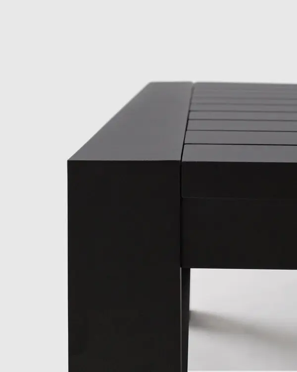Quince Linear Aluminum Outdoor Coffee Table