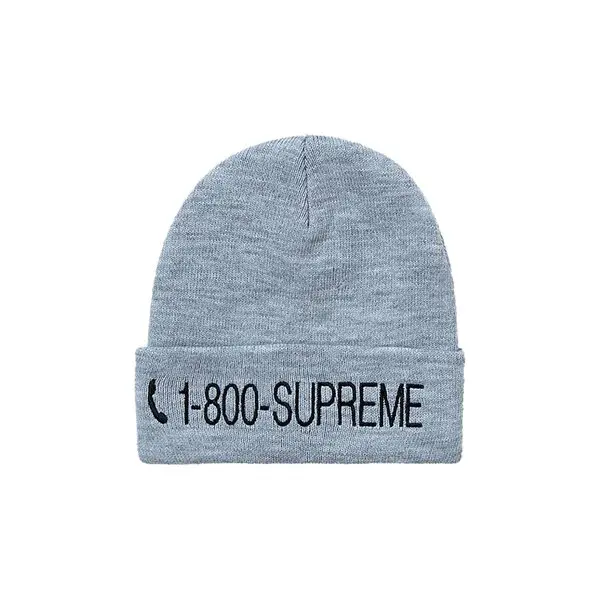 Supreme 1-800 Beanie 'heather - Grey