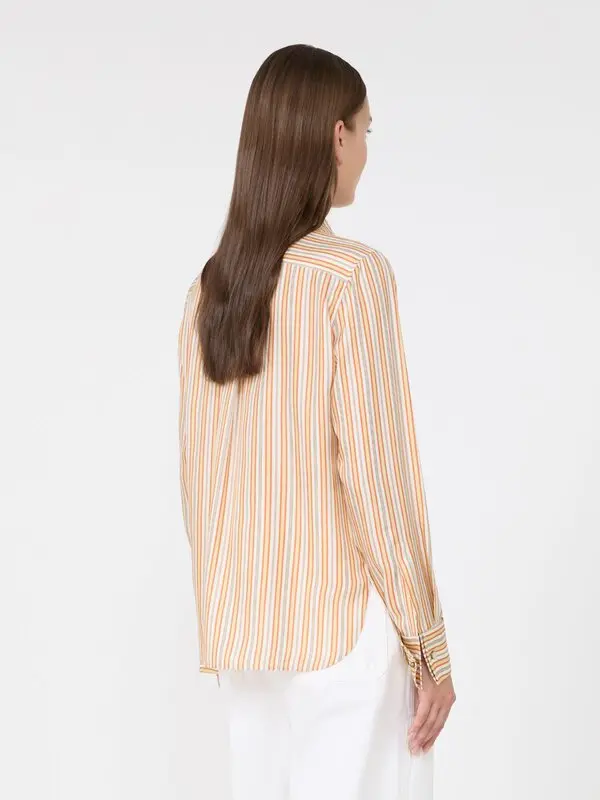Max Mara Striped Silk Shirt